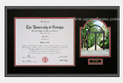 UGA Diploma Frames – The Red Zone- Athens, GA
