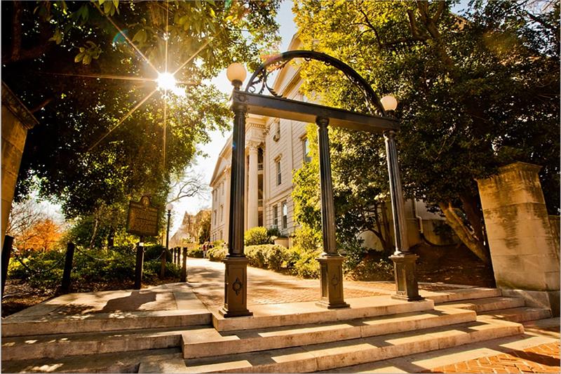 UGA Georgia Bulldogs Arch Photo – The Red Zone- Athens, GA