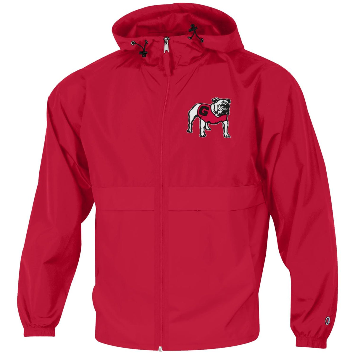UGA Champion Full-Zip Wind Jacket - Red – The Red Zone- Athens, GA