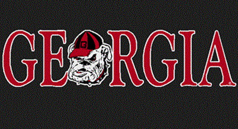 Georgia Bulldogs Old Logo G" GEORGIA BULLDOG ACRYLIC MASCOT ORNAMENT