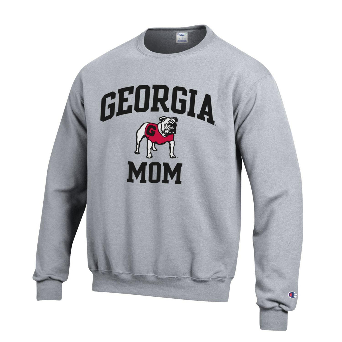 Champion UGA GEORGIA MOM Crew Sweatshirt - Gray – The Red Zone- Athens, GA