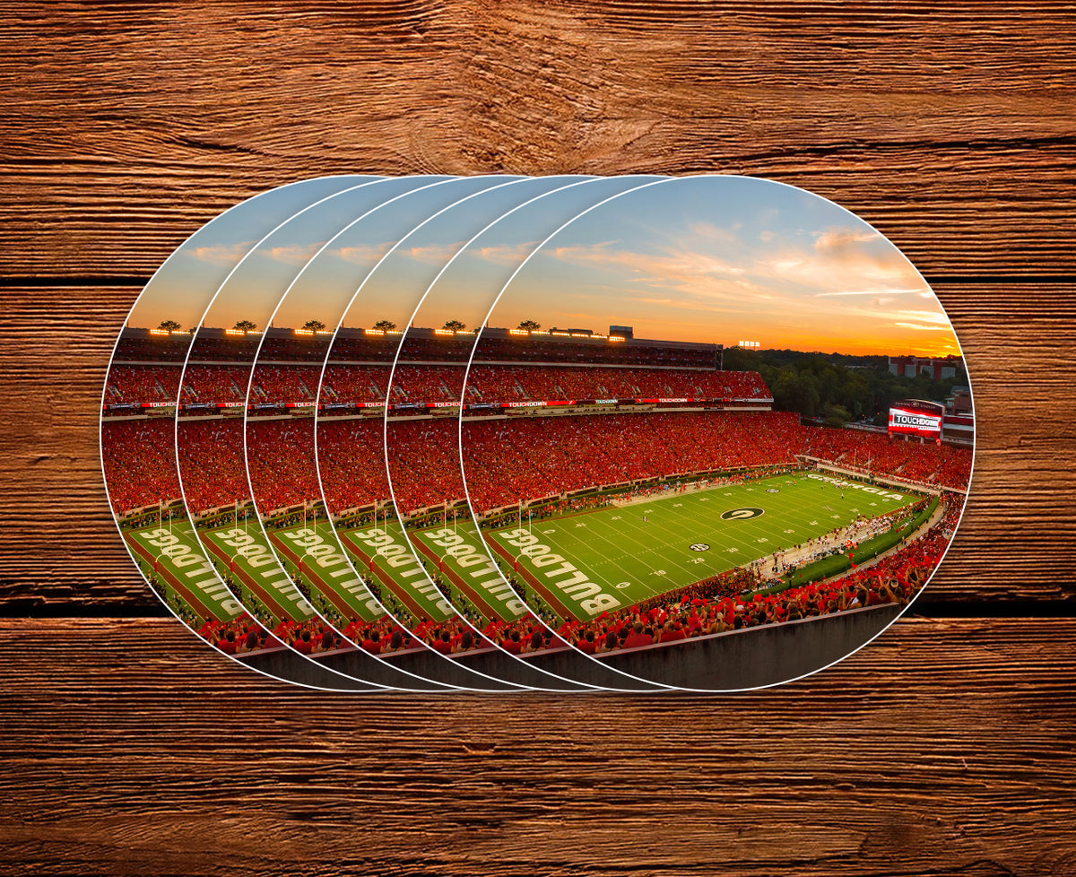UGA Stadium Sticker – The Red Zone- Athens, GA