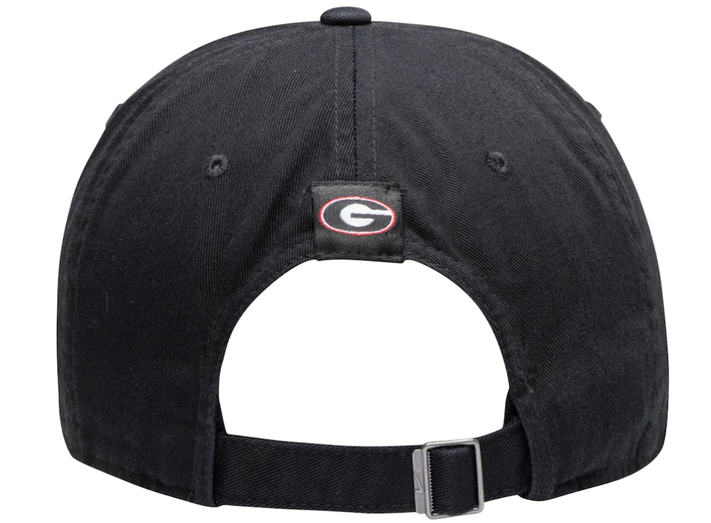 Nike UGA Georgia Bulldogs Cotton Arched Georgia Cap - Black – The Red ...