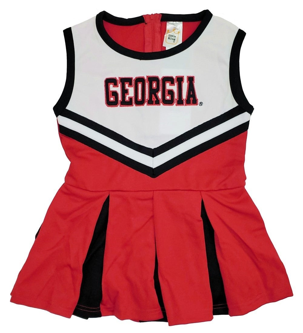 GEORGIA Toddler Cheerleader Dress – The Red Zone- Athens, GA