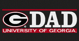 UGA Georgia Bulldogs Dad Color Shock Decal – The Red Zone- Athens, GA