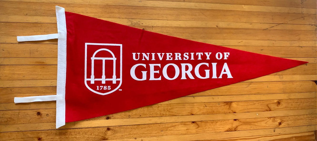 UGA Arch Wool Felt Pennant – The Red Zone- Athens, GA